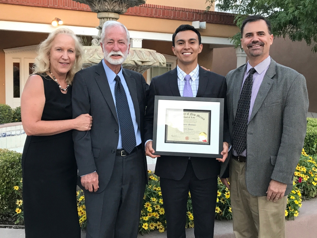 Dominic Martinez Awarded the Daniels Diploma - Modrall Sperling Law Firm